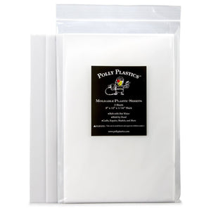 Moldable Plastic Sheets - 3 Sheets | Polly Plastics